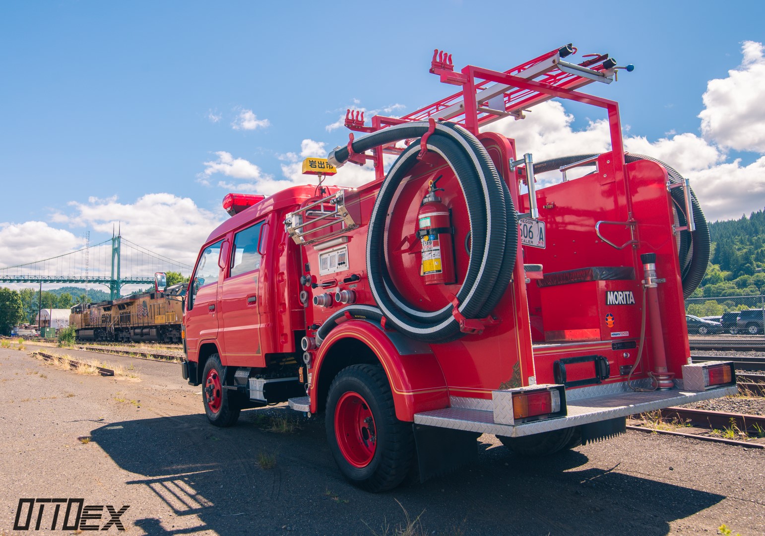 1994 Toyota Dyna Double Cab Fire Truck - OttoEx
